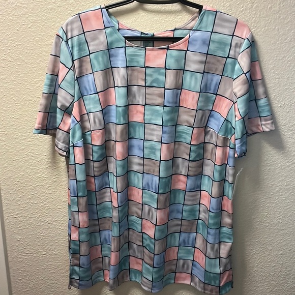 Only Necessities | Tops | Vintage Only Necessities Pastel Colored Top ...